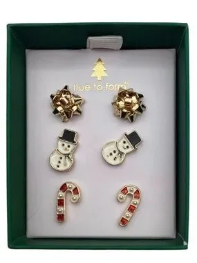 True To Form | Jewelry | True To Form 3pc Holiday Earring Set Nwt ...